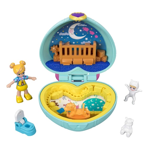 polly pocket | Toys | Polly Pocket Mattel Tiny Places Compact Playset ...